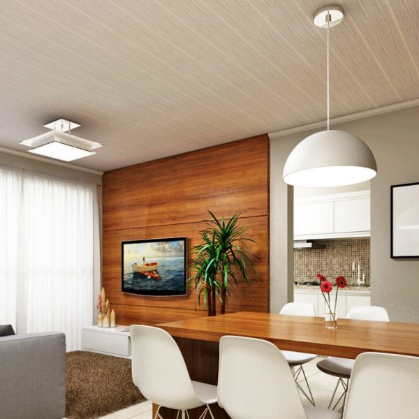 Forro PVC Amadeirado Liso 10mm - MG Perfil